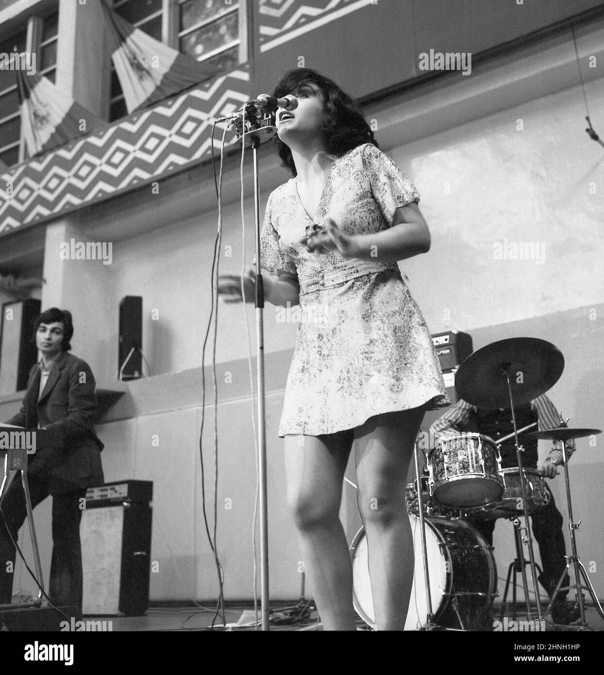 Romanian singer and actress Anda Calugareanu performing during the ...