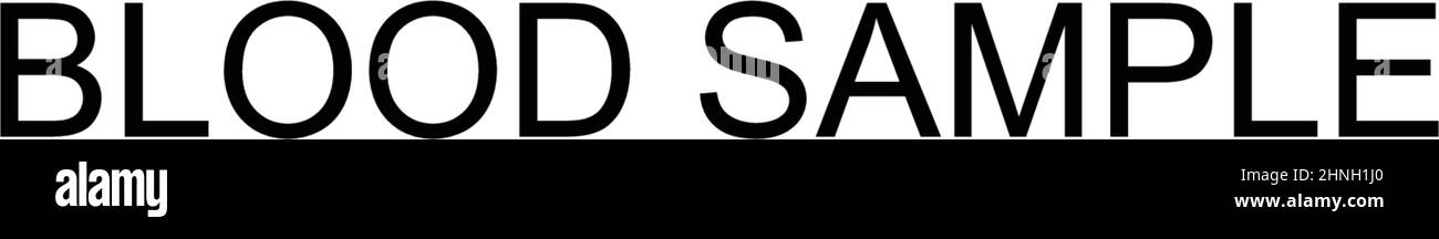 Blood sample Simple vector icon. Illustration symbol design template ...