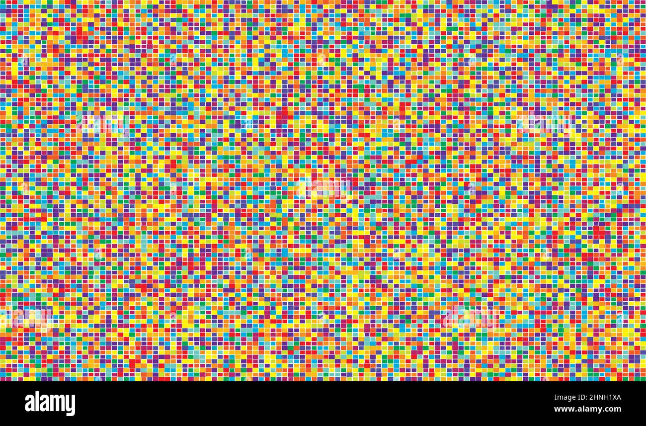 Random mosaic square tiles seamless, repeatable cubism pattern, texture ...