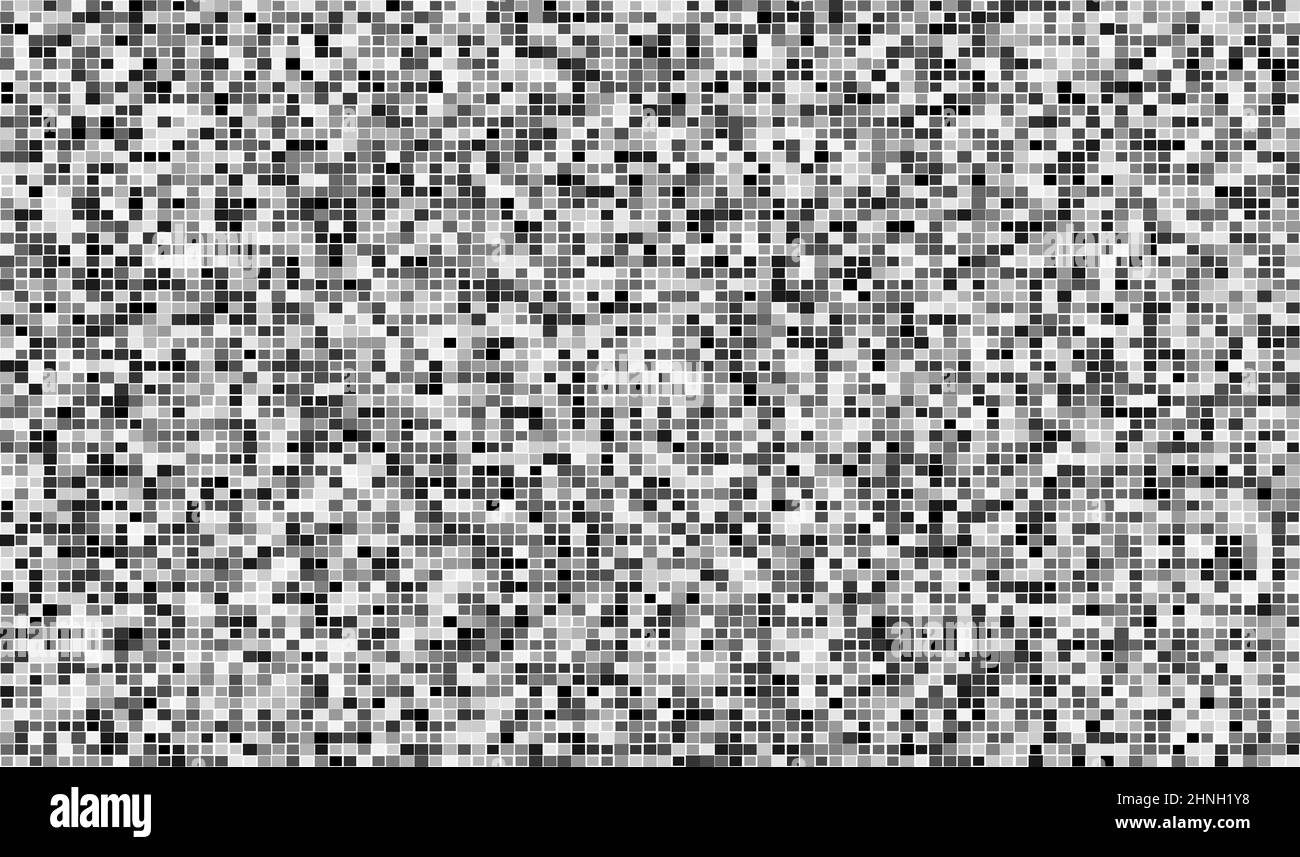 Random mosaic square tiles seamless, repeatable cubism pattern, texture ...