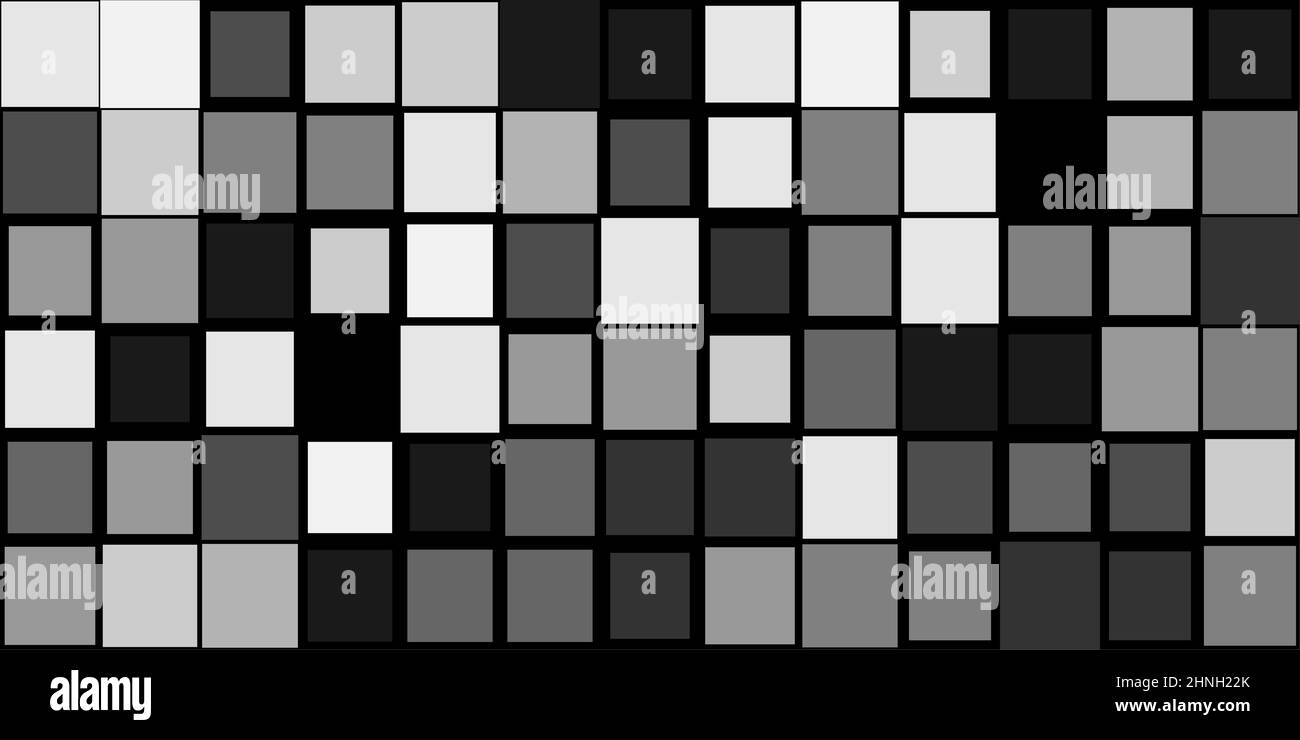 Random mosaic square tiles seamless, repeatable cubism pattern, texture ...