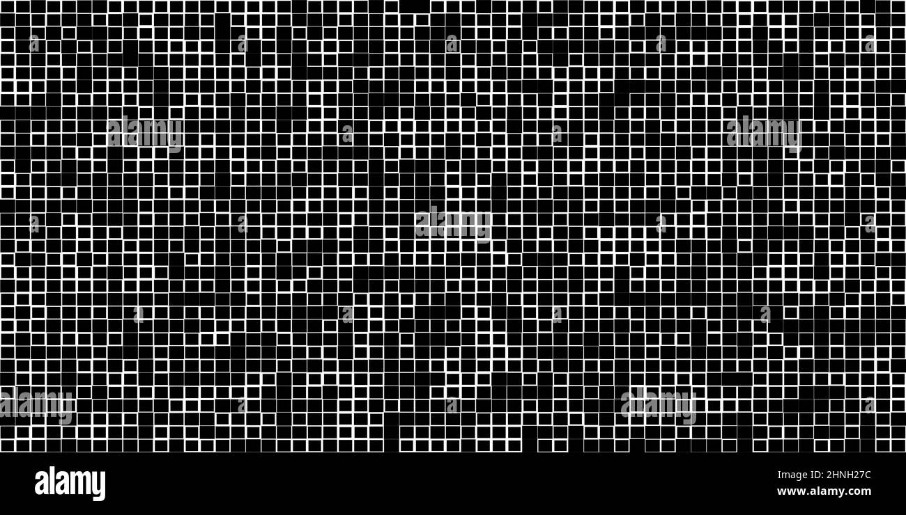 Random mosaic square tiles seamless, repeatable cubism pattern, texture ...