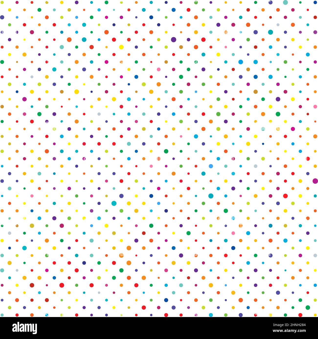Colorful random, diffuse circles, dots pattern. Scattered speckles ...