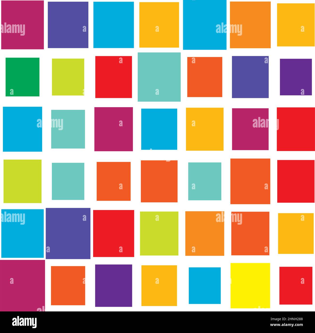Random mosaic square tiles seamless, repeatable cubism pattern, texture ...