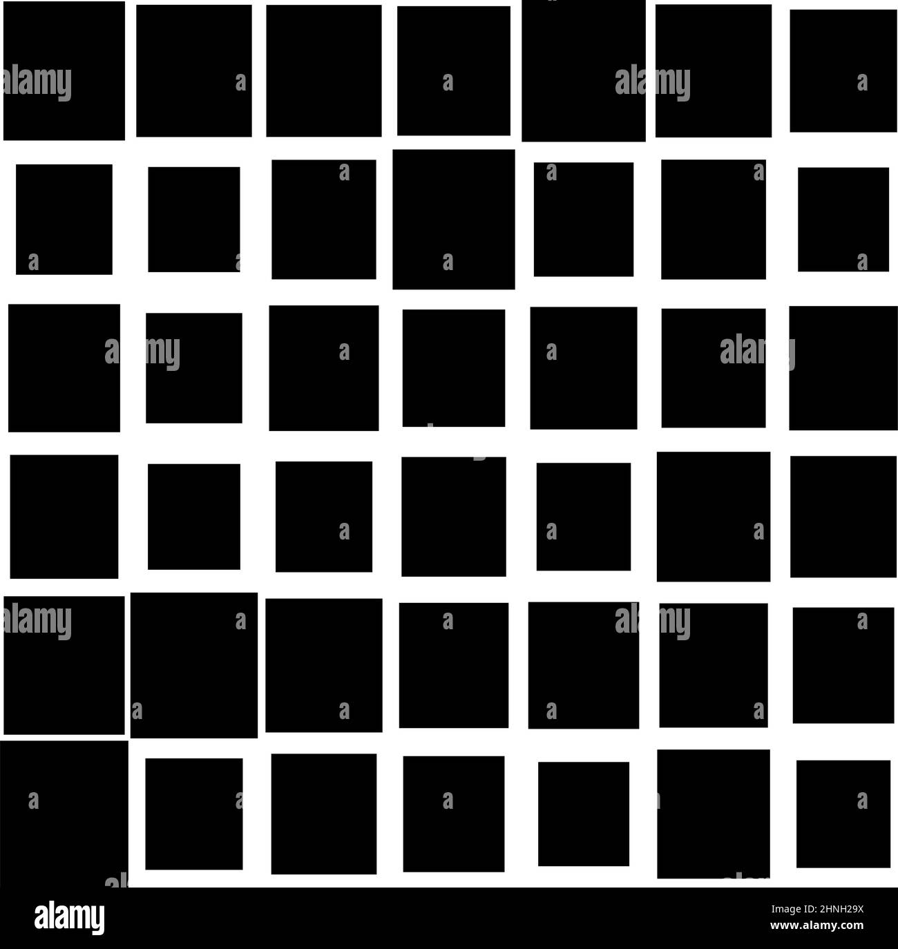 Random mosaic square tiles seamless, repeatable cubism pattern, texture ...