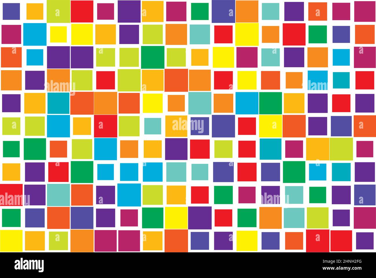 Random mosaic square tiles seamless, repeatable cubism pattern, texture ...