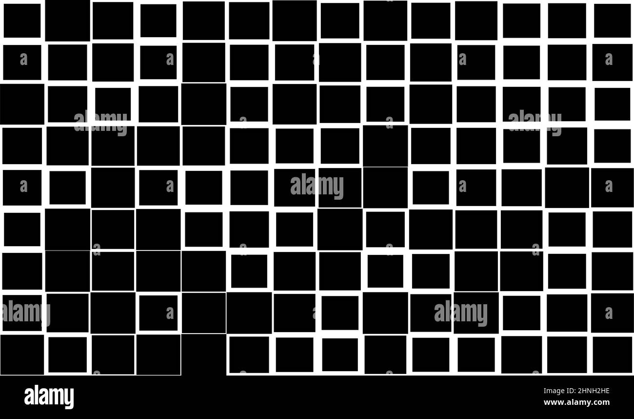 Random mosaic square tiles seamless, repeatable cubism pattern, texture ...