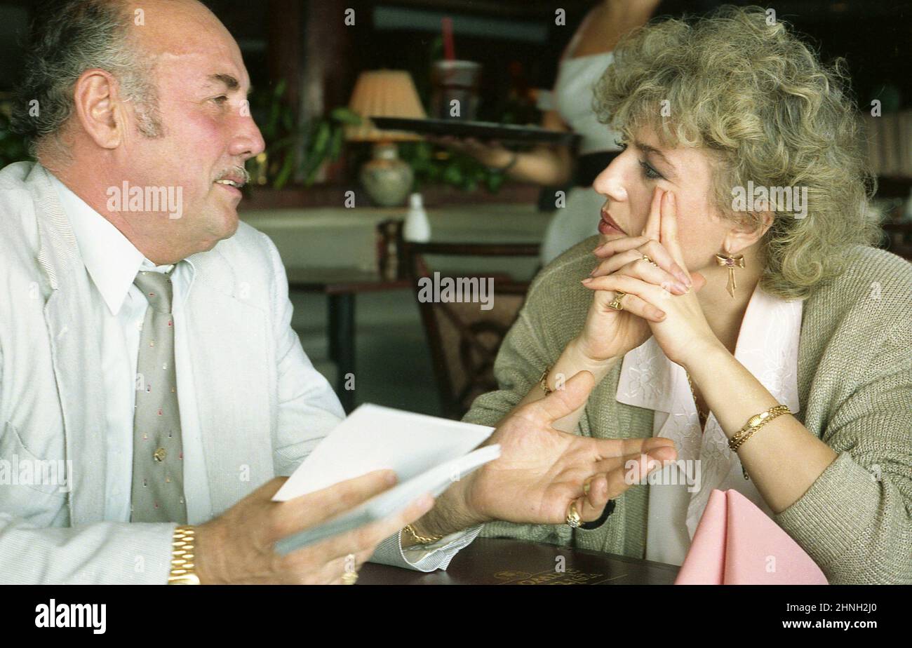 Romanian community in Los Angeles, CA, USA, approx. 1988: real estate developer Nicolae Olar ...