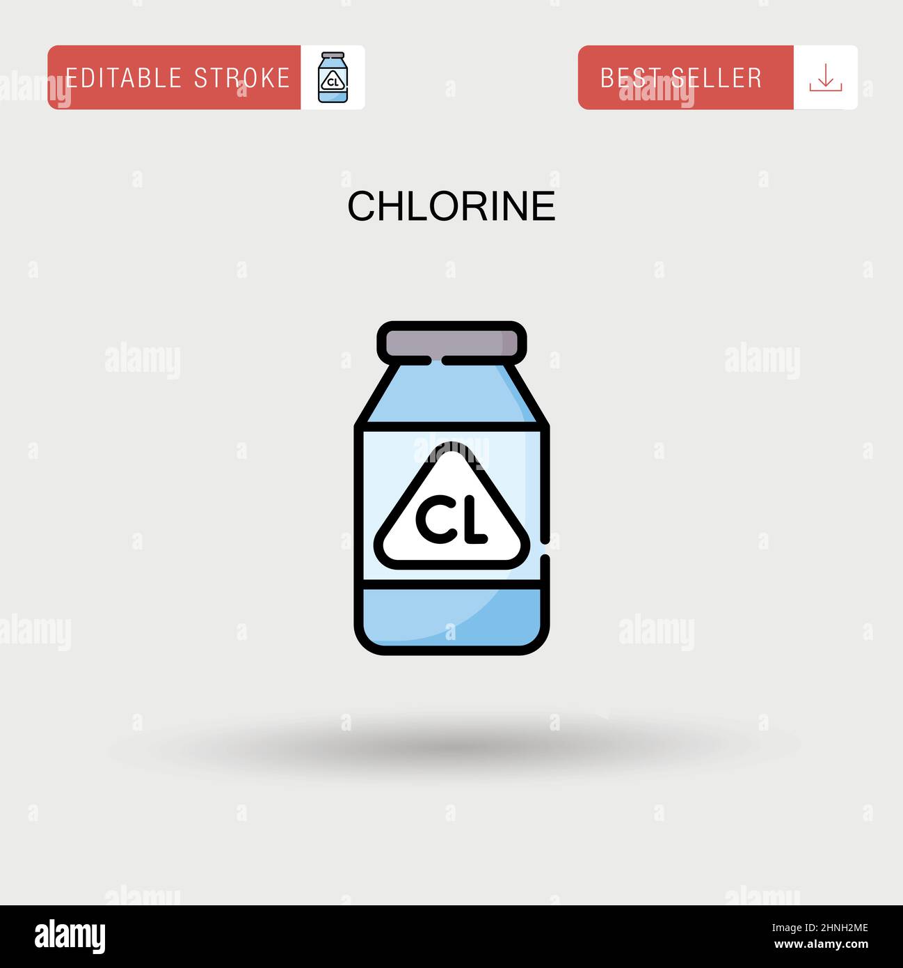 Chlorine tablet Stock Vector Images - Alamy
