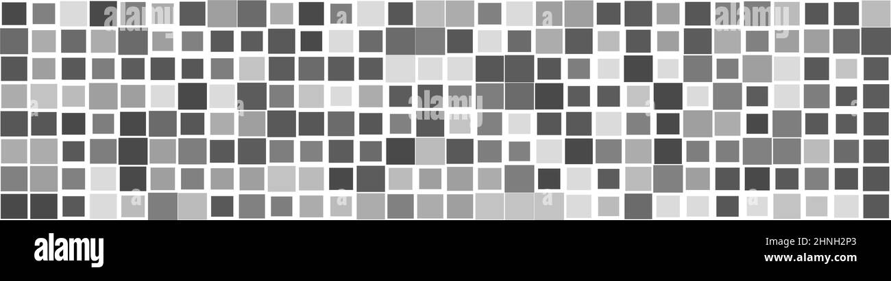 Random mosaic square tiles seamless, repeatable cubism pattern, texture ...