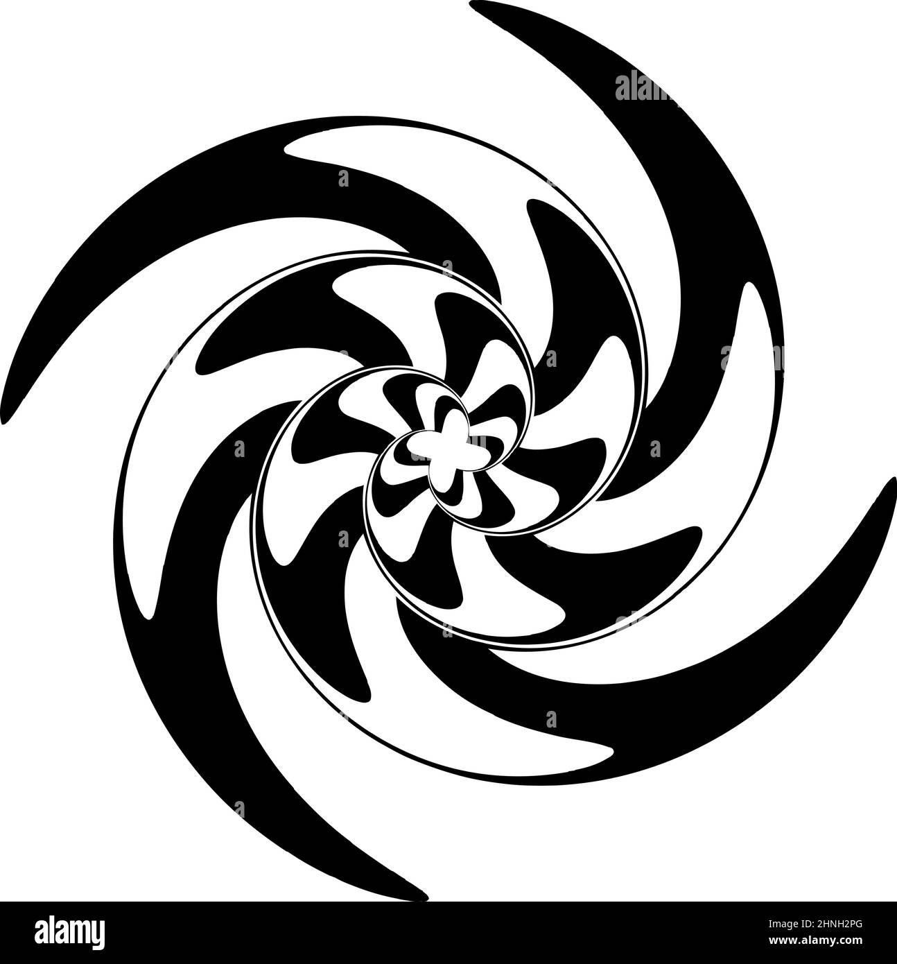 Abstract op-art element(s). Optical, visual art shapes, icons, symbols ...