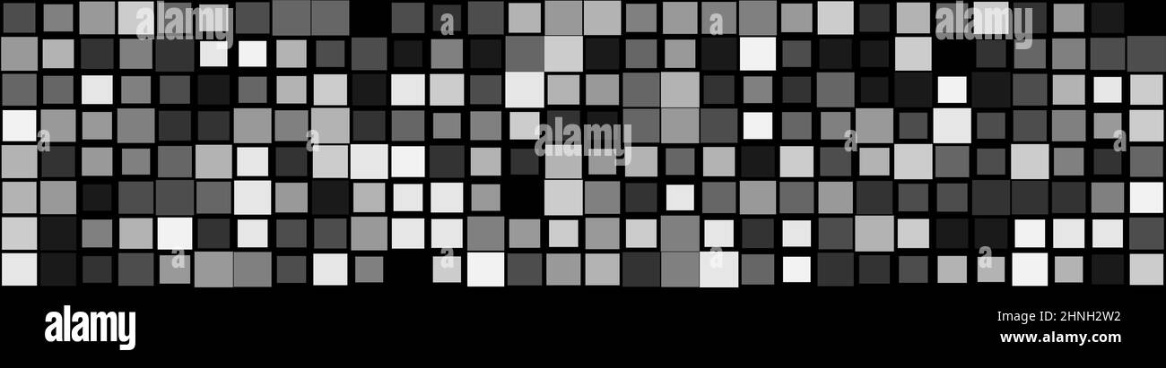 Random mosaic square tiles seamless, repeatable cubism pattern, texture ...