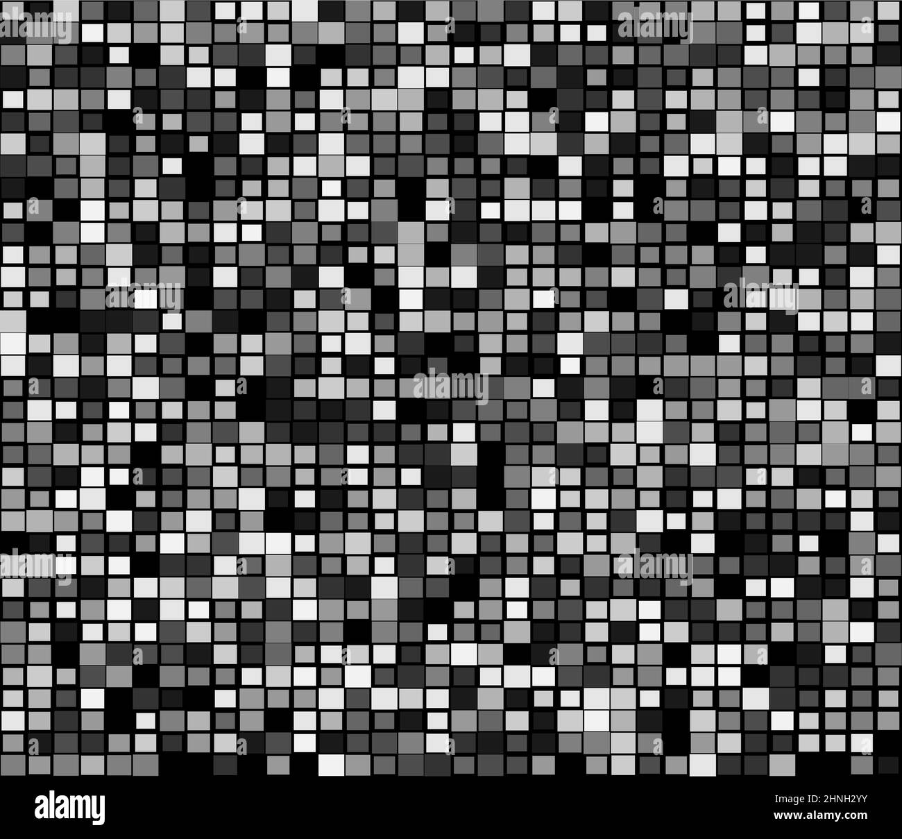 Random mosaic square tiles seamless, repeatable cubism pattern, texture ...