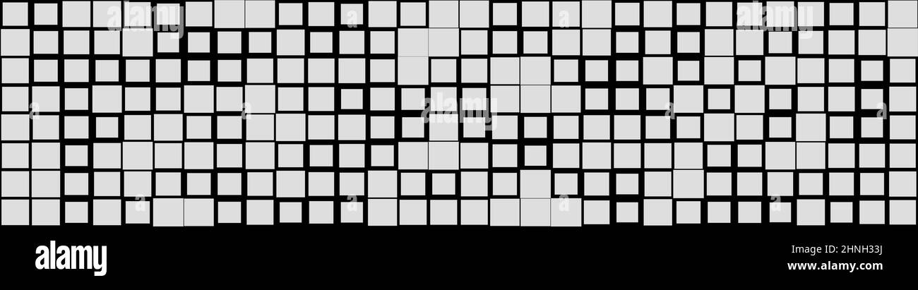 Random mosaic square tiles seamless, repeatable cubism pattern, texture ...