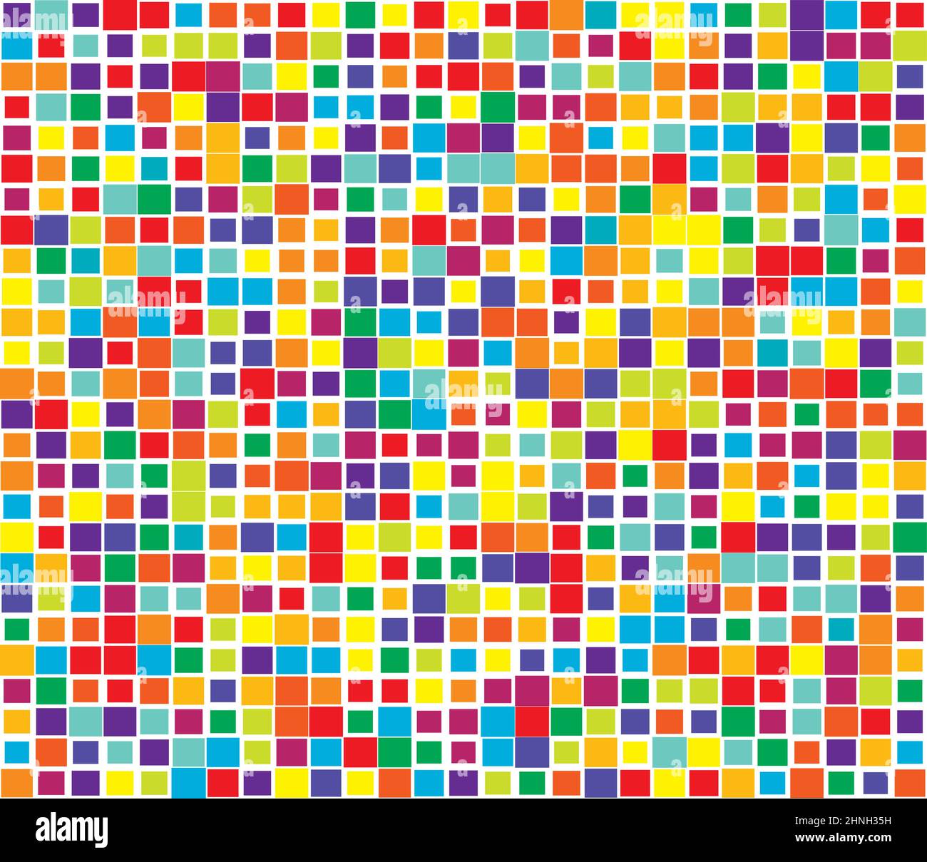 Random mosaic square tiles seamless, repeatable cubism pattern, texture ...