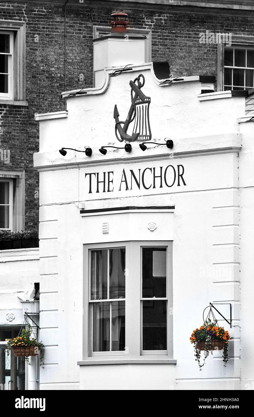The Anchor pub, Cambridge, England Stock Photo - Alamy