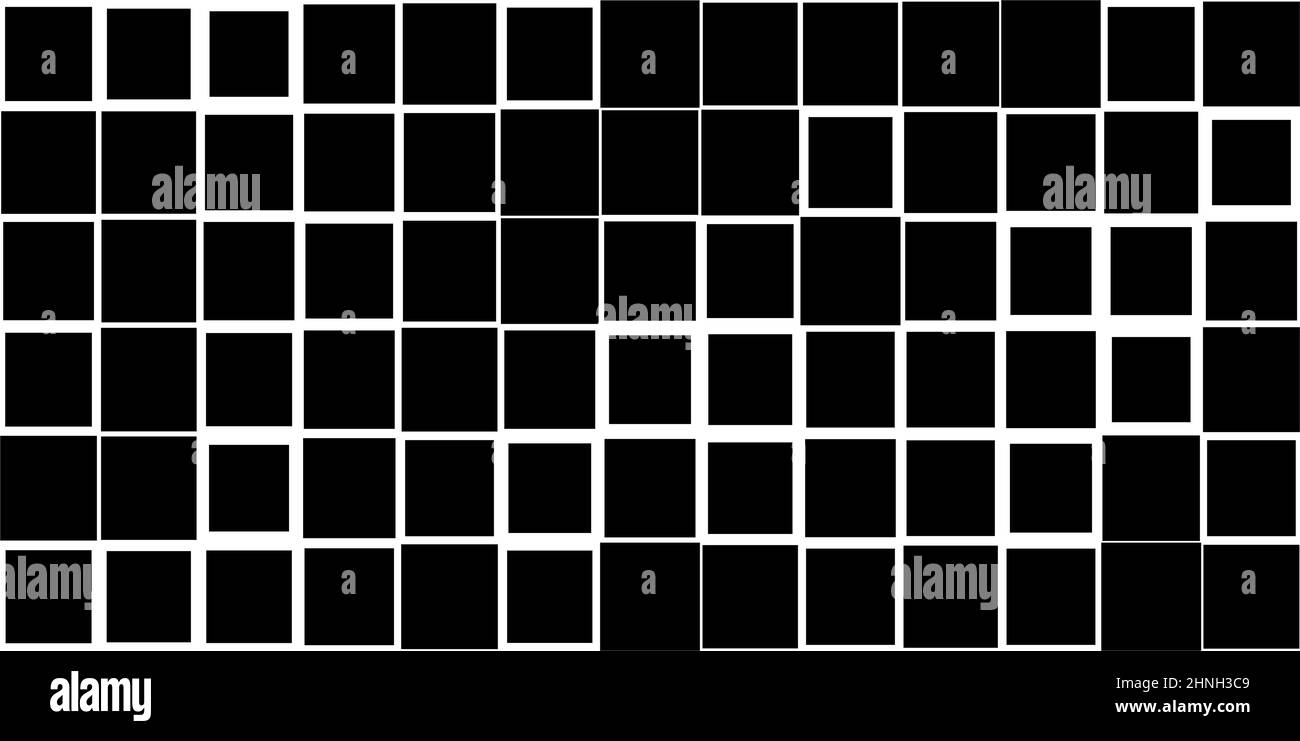 Random mosaic square tiles seamless, repeatable cubism pattern, texture ...