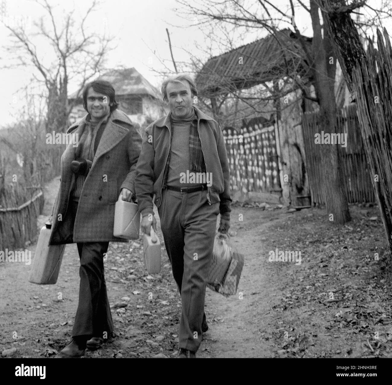 Romanian journalists Ion Longin Popescu & Virgil Toso in the ...
