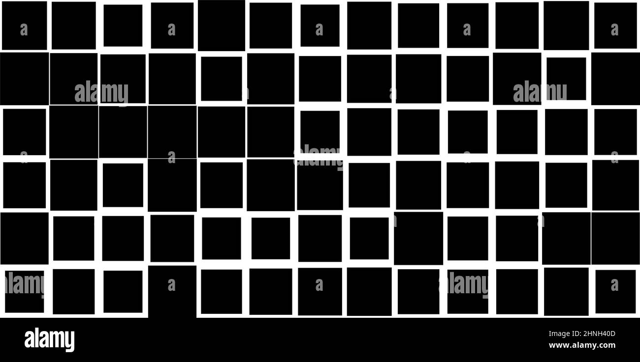 Random mosaic square tiles seamless, repeatable cubism pattern, texture ...