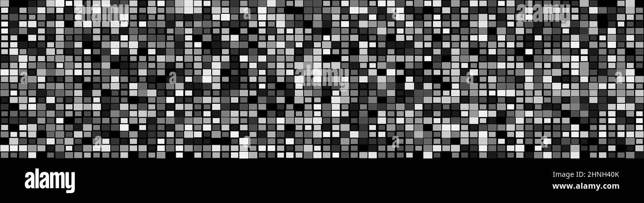 Random mosaic square tiles seamless, repeatable cubism pattern, texture ...