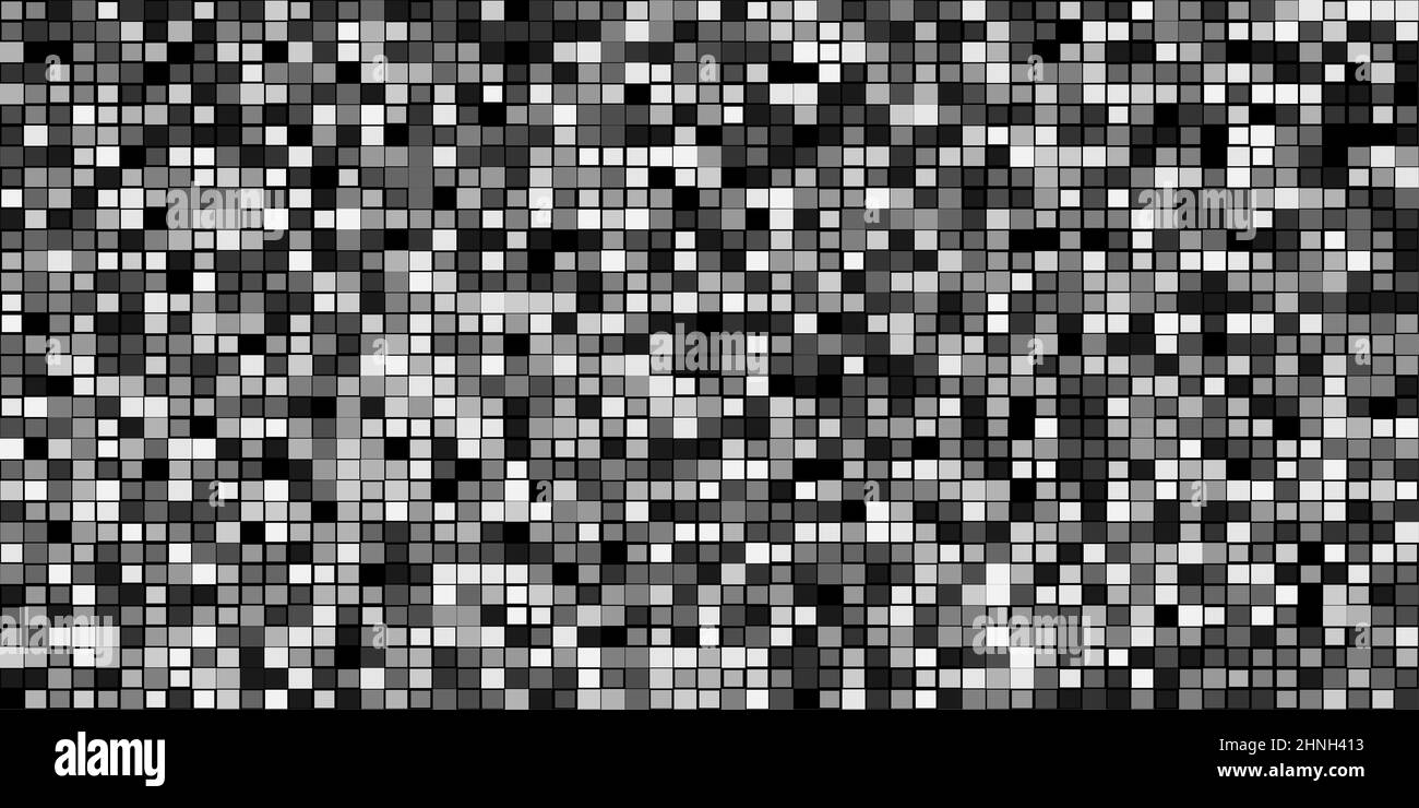 Random mosaic square tiles seamless, repeatable cubism pattern, texture ...