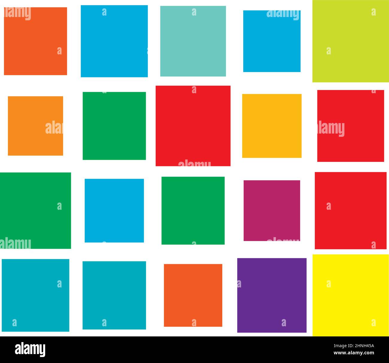 Random mosaic square tiles seamless, repeatable cubism pattern, texture ...