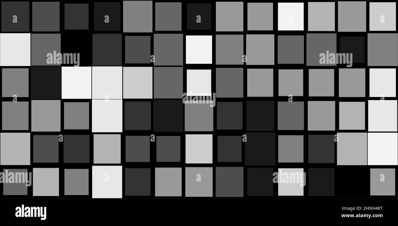 Random mosaic square tiles seamless, repeatable cubism pattern, texture ...