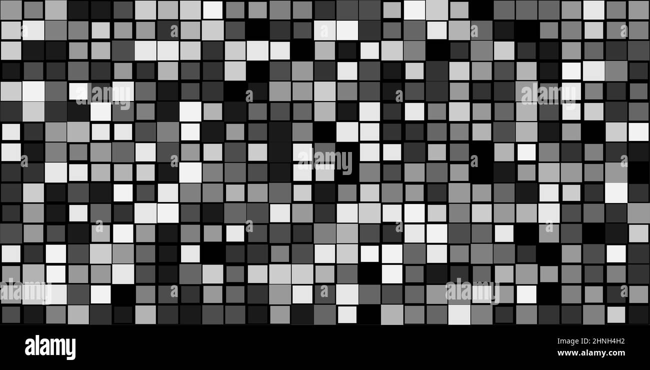Random mosaic square tiles seamless, repeatable cubism pattern, texture ...