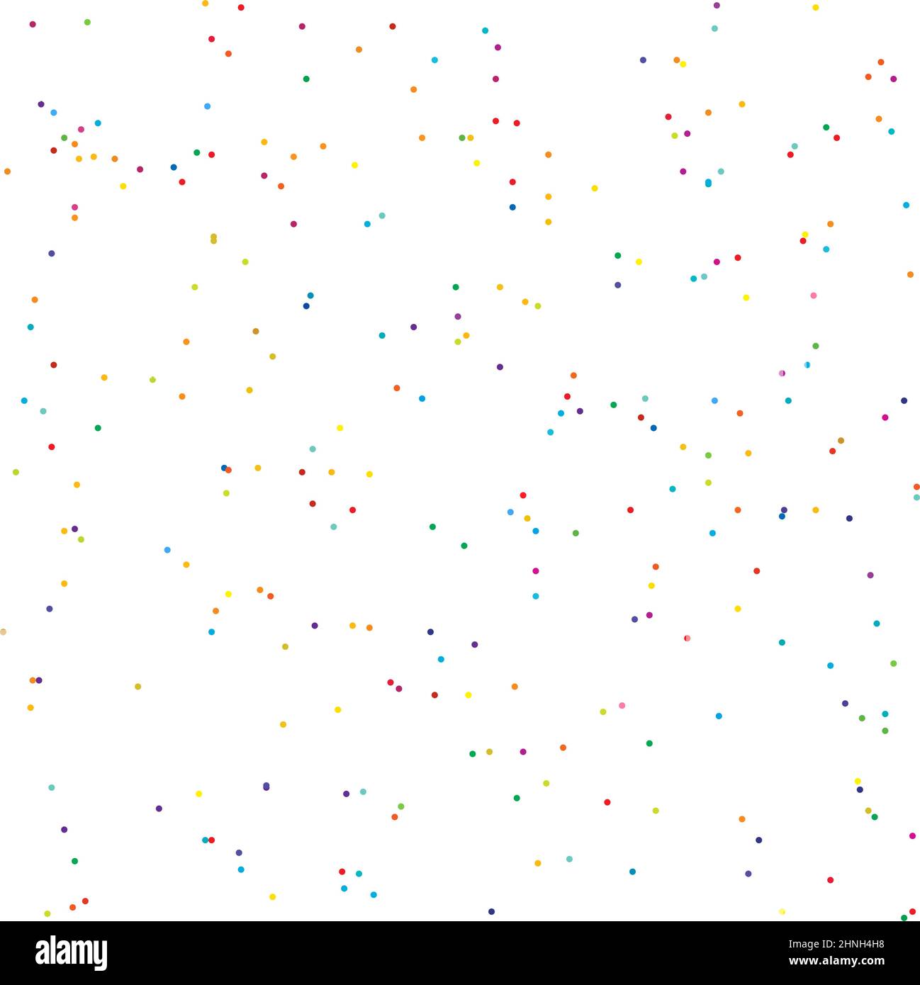 Colorful random, diffuse circles, dots pattern. Scattered speckles ...