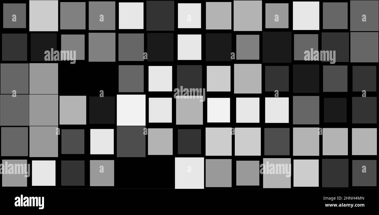 Random mosaic square tiles seamless, repeatable cubism pattern, texture ...