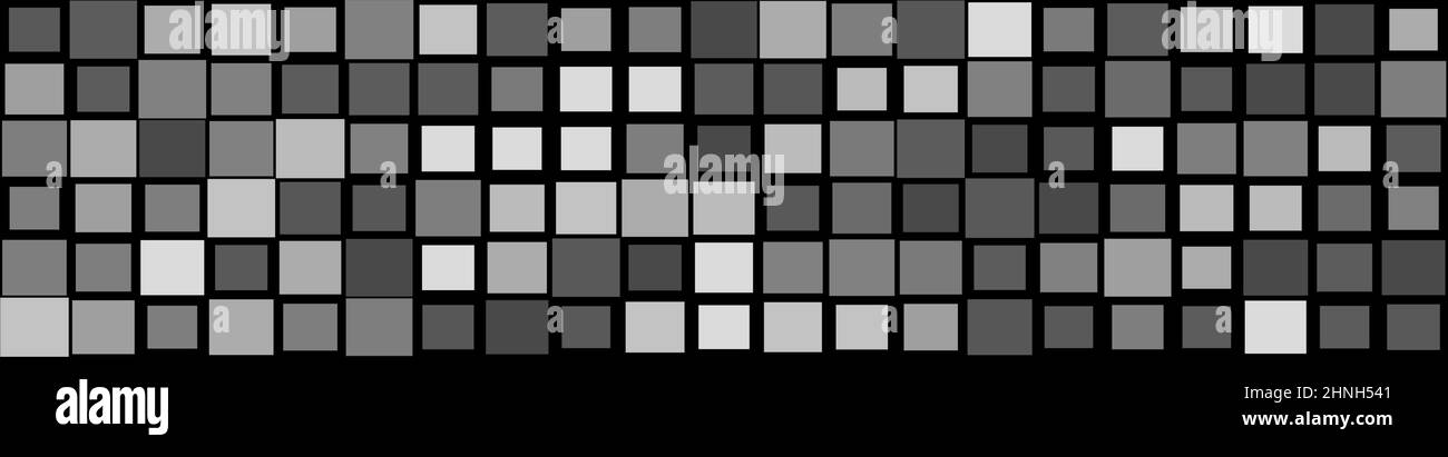 Random mosaic square tiles seamless, repeatable cubism pattern, texture ...