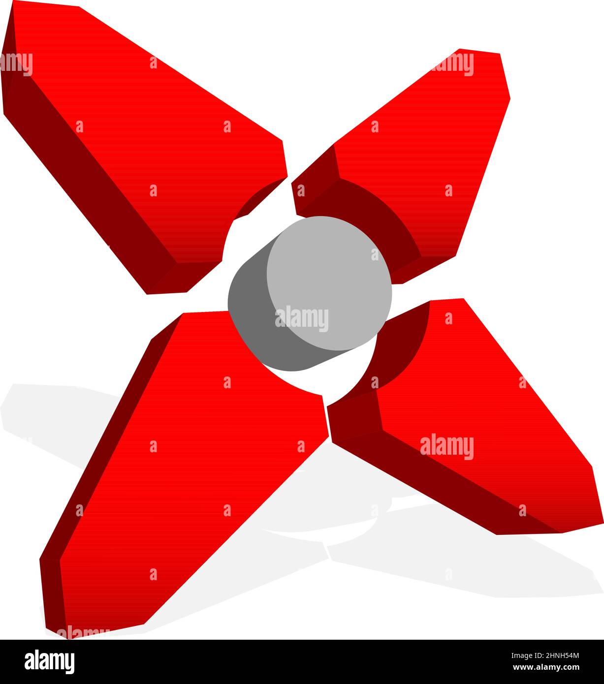 Red X sign, shape, letter. Crosshair, target mark, reticle concept icon ...