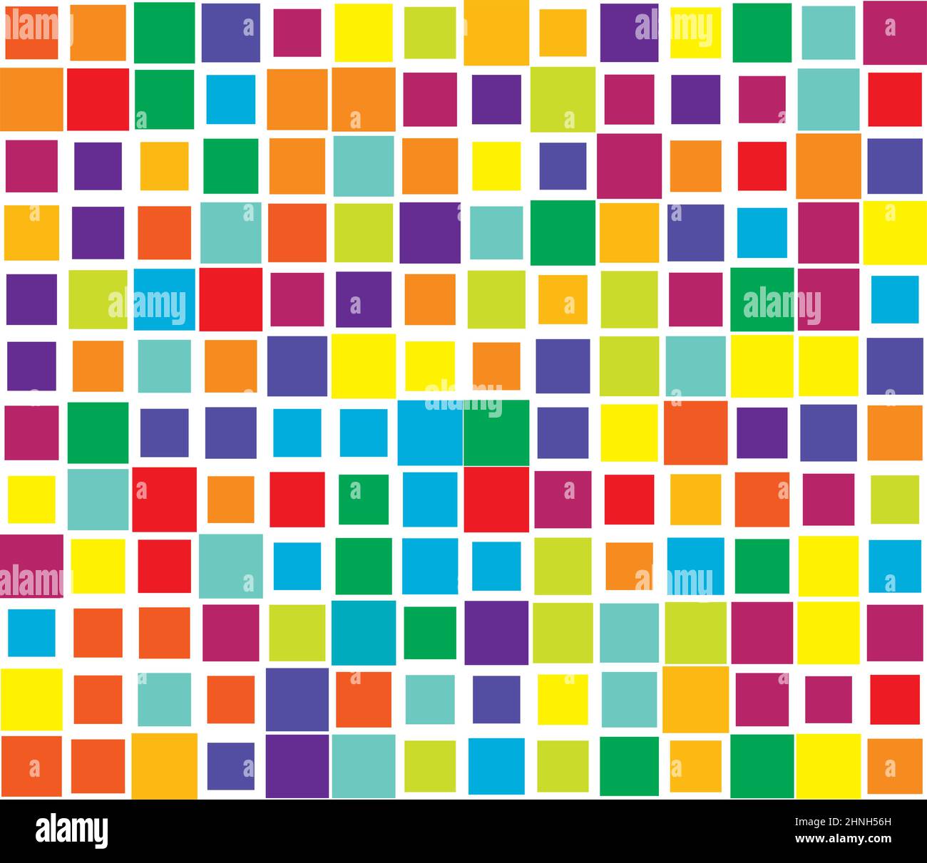 Random mosaic square tiles seamless, repeatable cubism pattern, texture ...