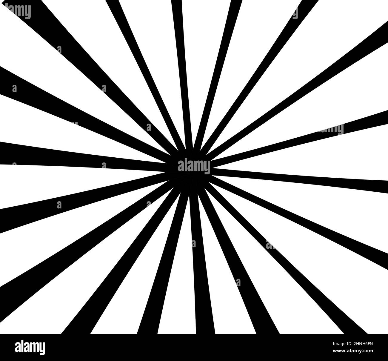 Radial, radiating lines, stripes design element - stock vector ...