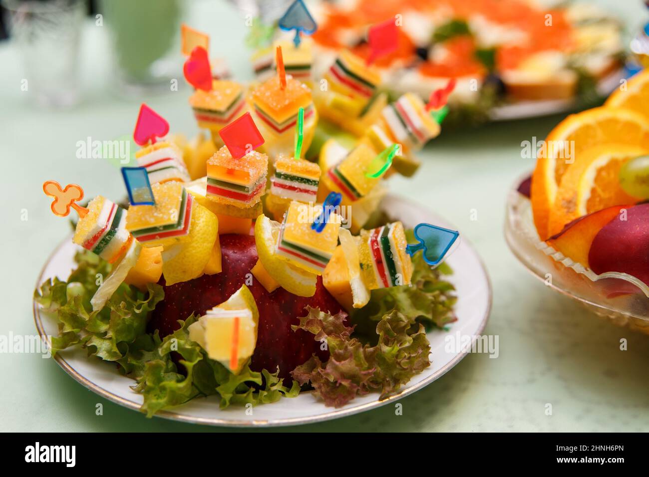 Canape presentation hi-res stock photography and images - Alamy