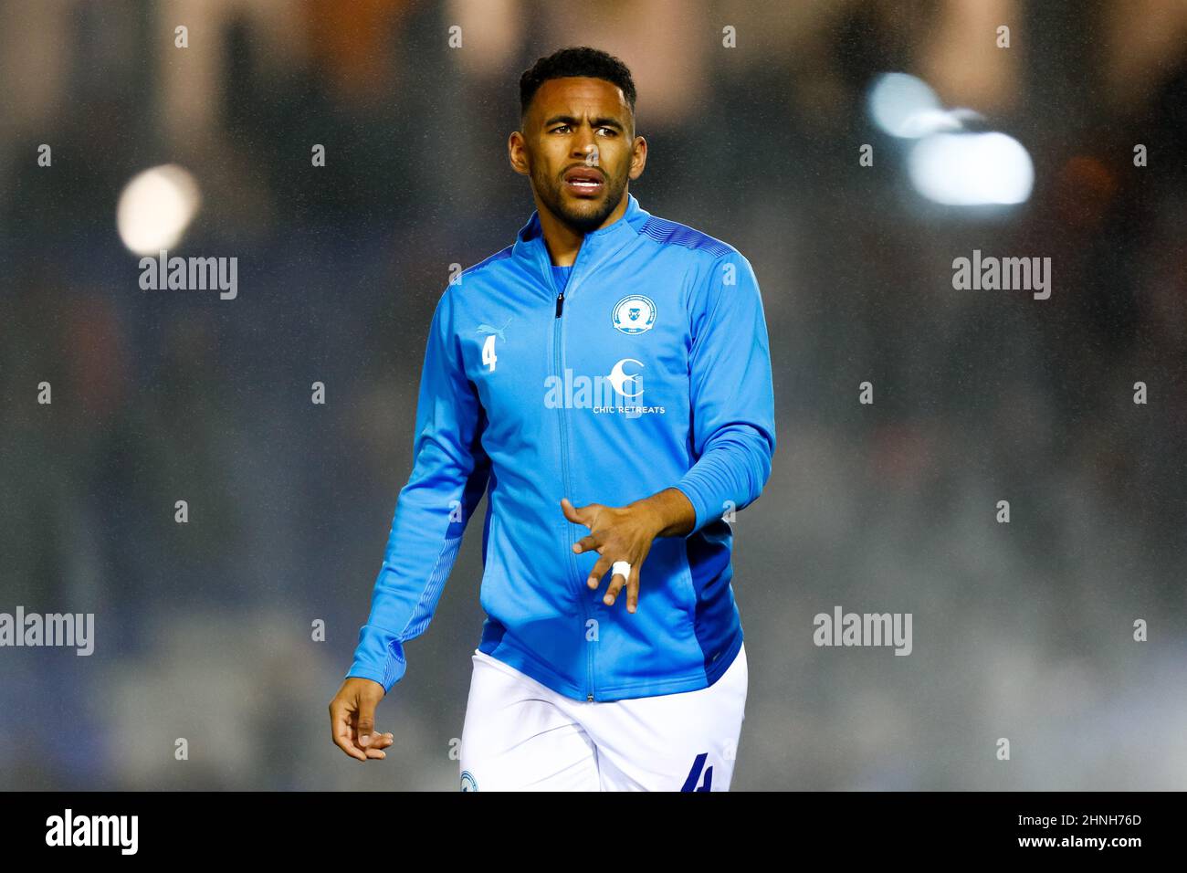 Cambridgeshire, England; 16th February 2022 ; Weston Homes Stadium ...