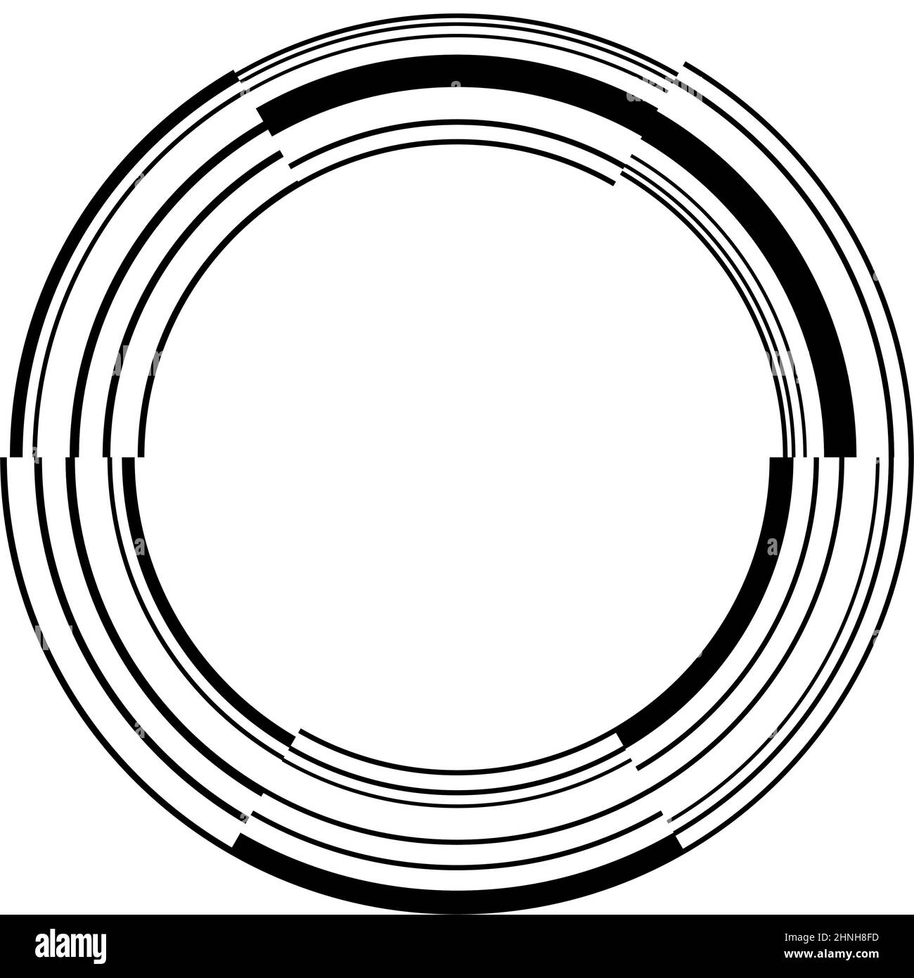 Abstract GUI, UI geometric circle element - stock vector illustration ...