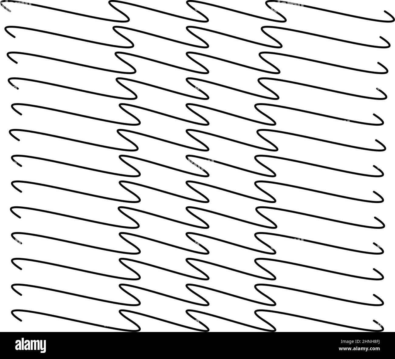 Wavy, waving lines abstract geometric design shape. Curvy, curved ...