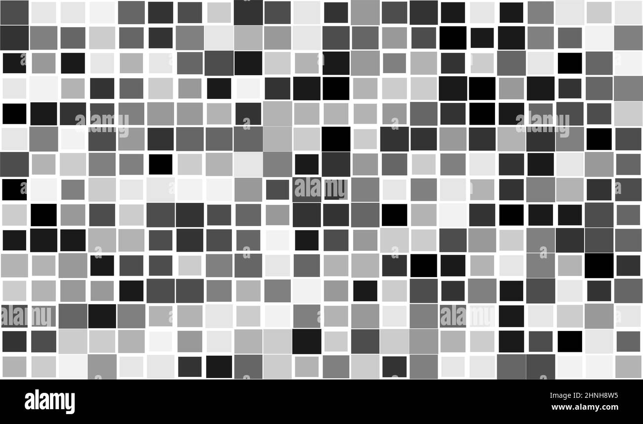 Random mosaic square tiles seamless, repeatable cubism pattern, texture ...