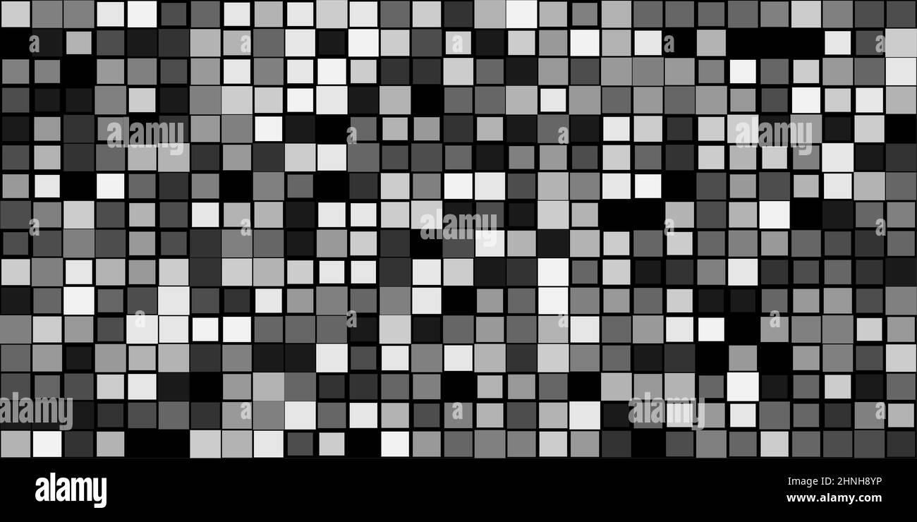 Random mosaic square tiles seamless, repeatable cubism pattern, texture ...