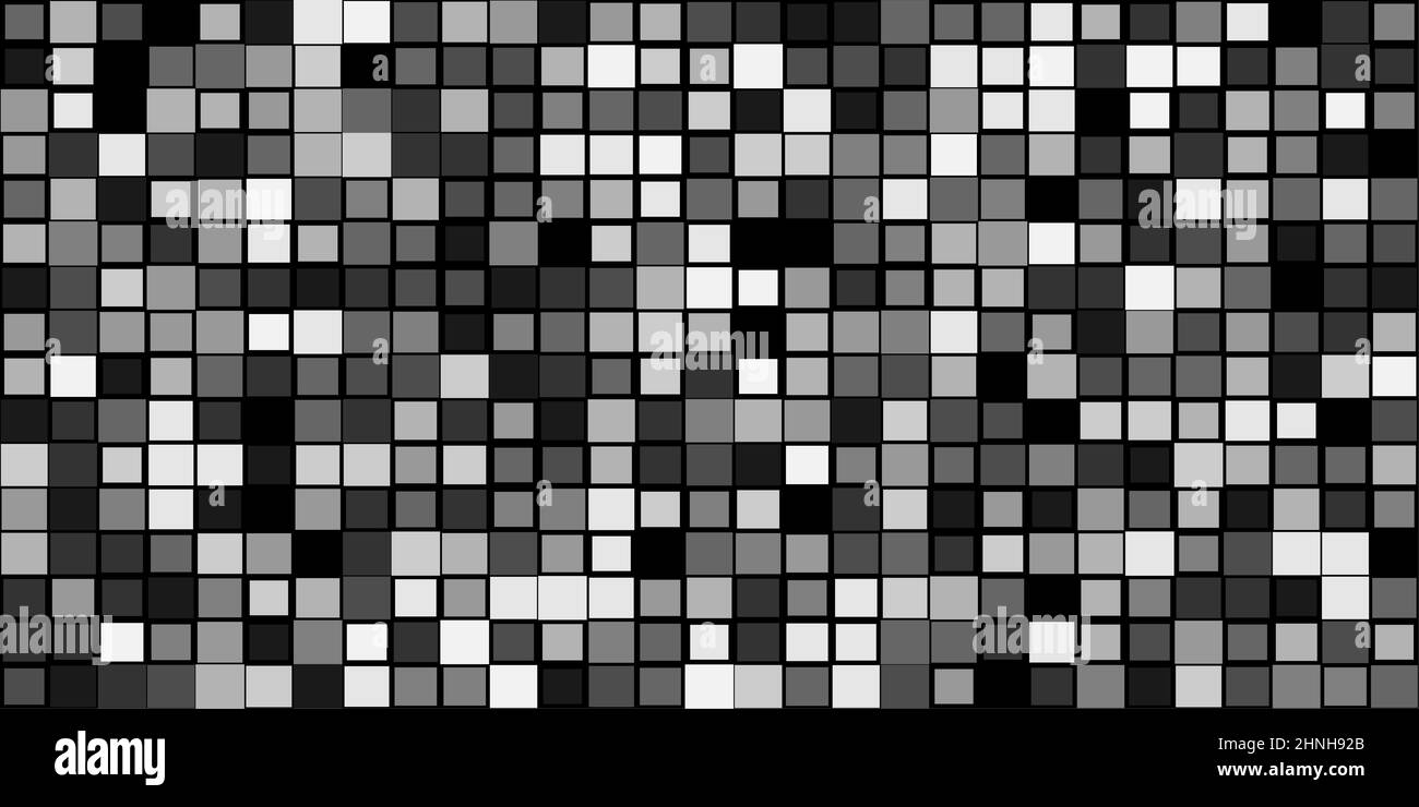 Random mosaic square tiles seamless, repeatable cubism pattern, texture ...