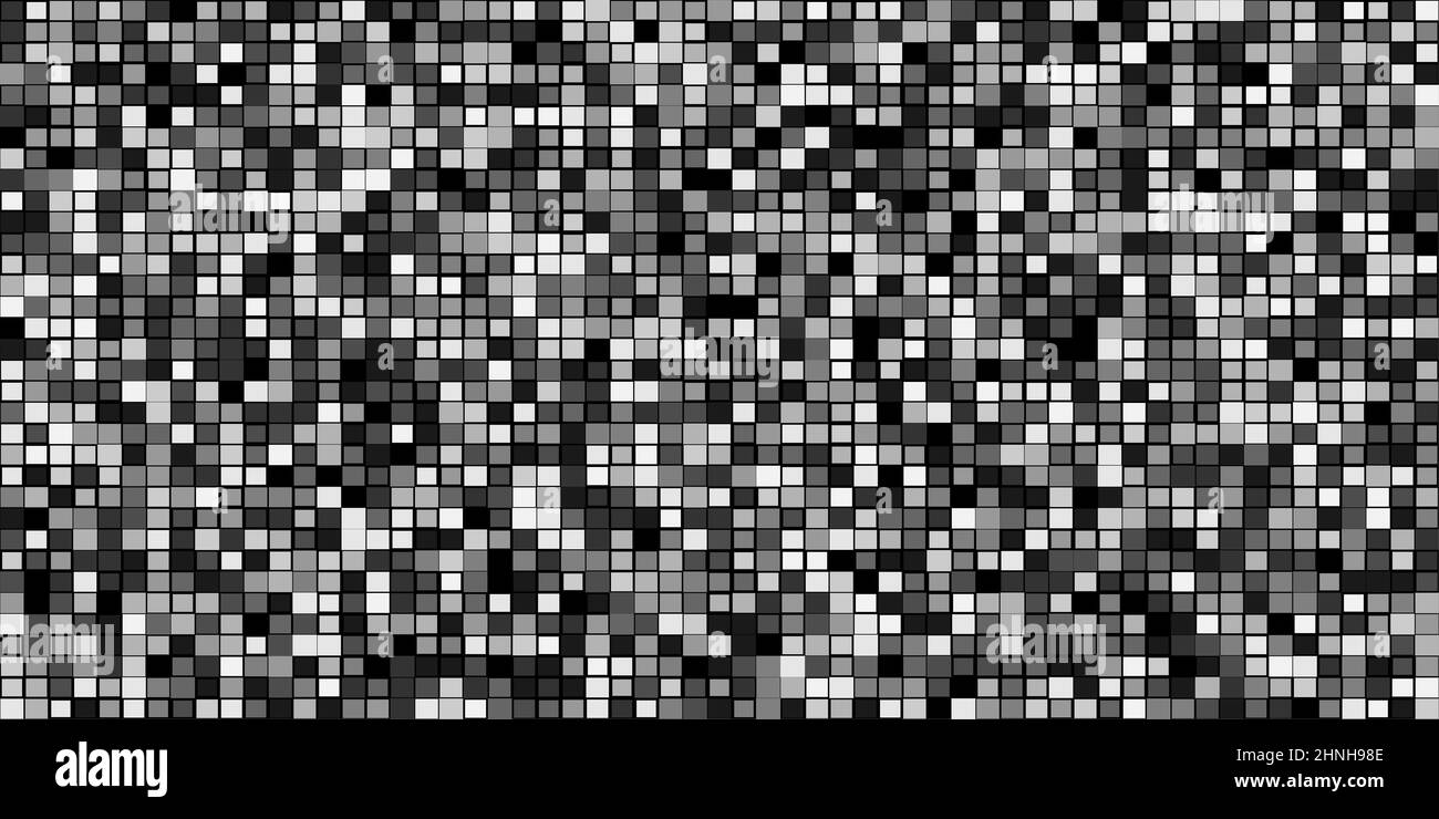 Random mosaic square tiles seamless, repeatable cubism pattern, texture ...