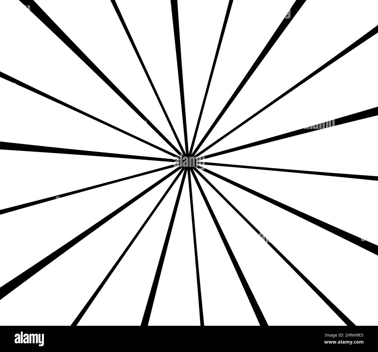 Radial, radiating lines, stripes design element - stock vector ...
