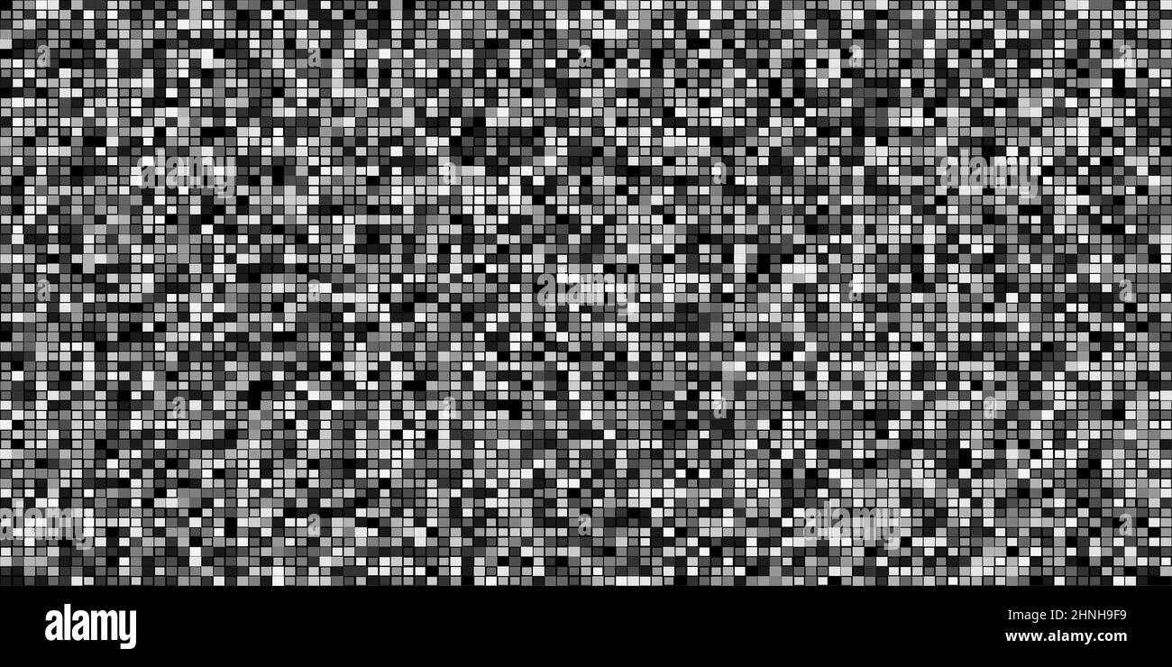 Random mosaic square tiles seamless, repeatable cubism pattern, texture ...