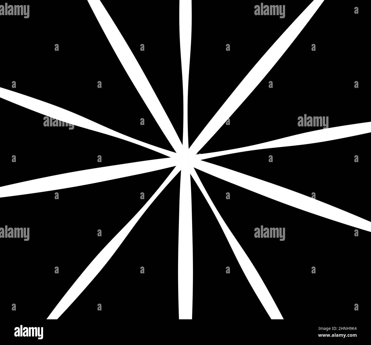 Radial, radiating lines, stripes design element - stock vector ...
