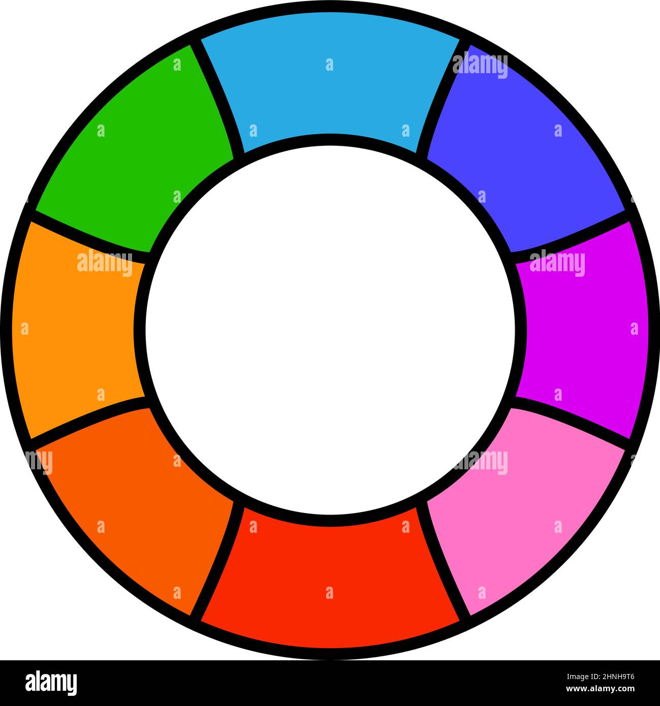 Circular, circle pie chart, pie graph infographic, presentation element ...