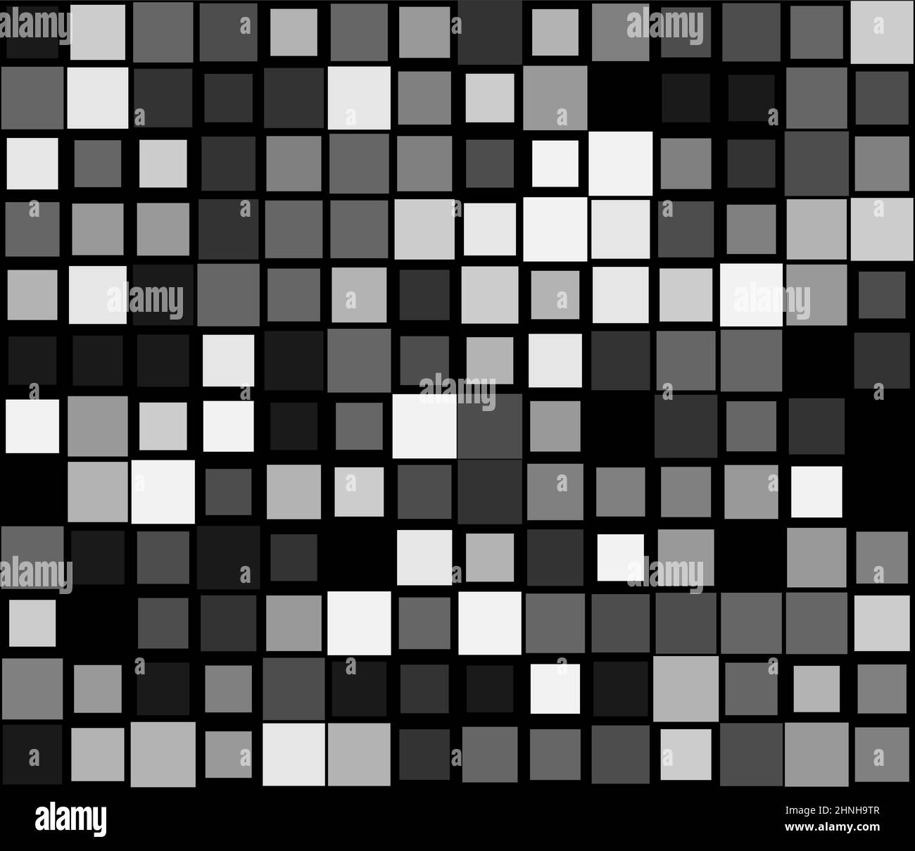 Random mosaic square tiles seamless, repeatable cubism pattern, texture ...