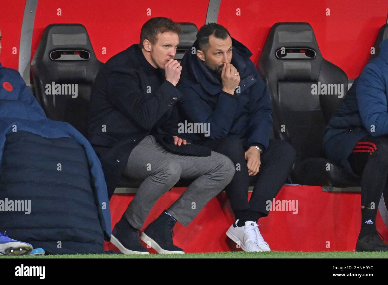 from left: coach Julian NAGELSMANN (FC Bayern Munich) and Hasan ...