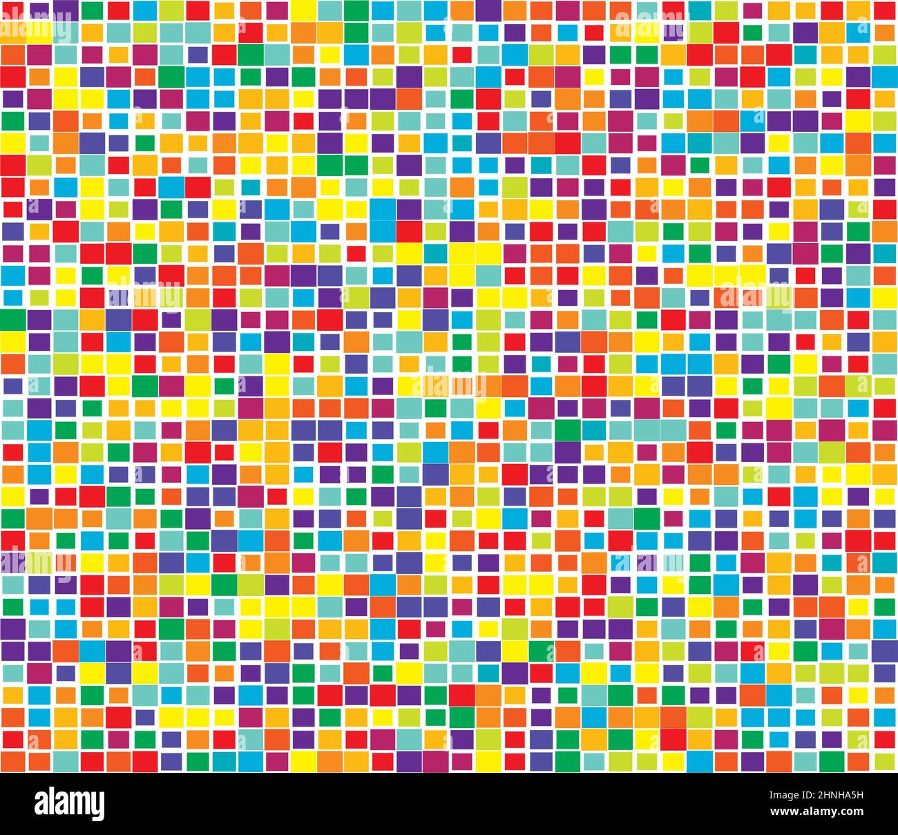 Random mosaic square tiles seamless, repeatable cubism pattern, texture ...