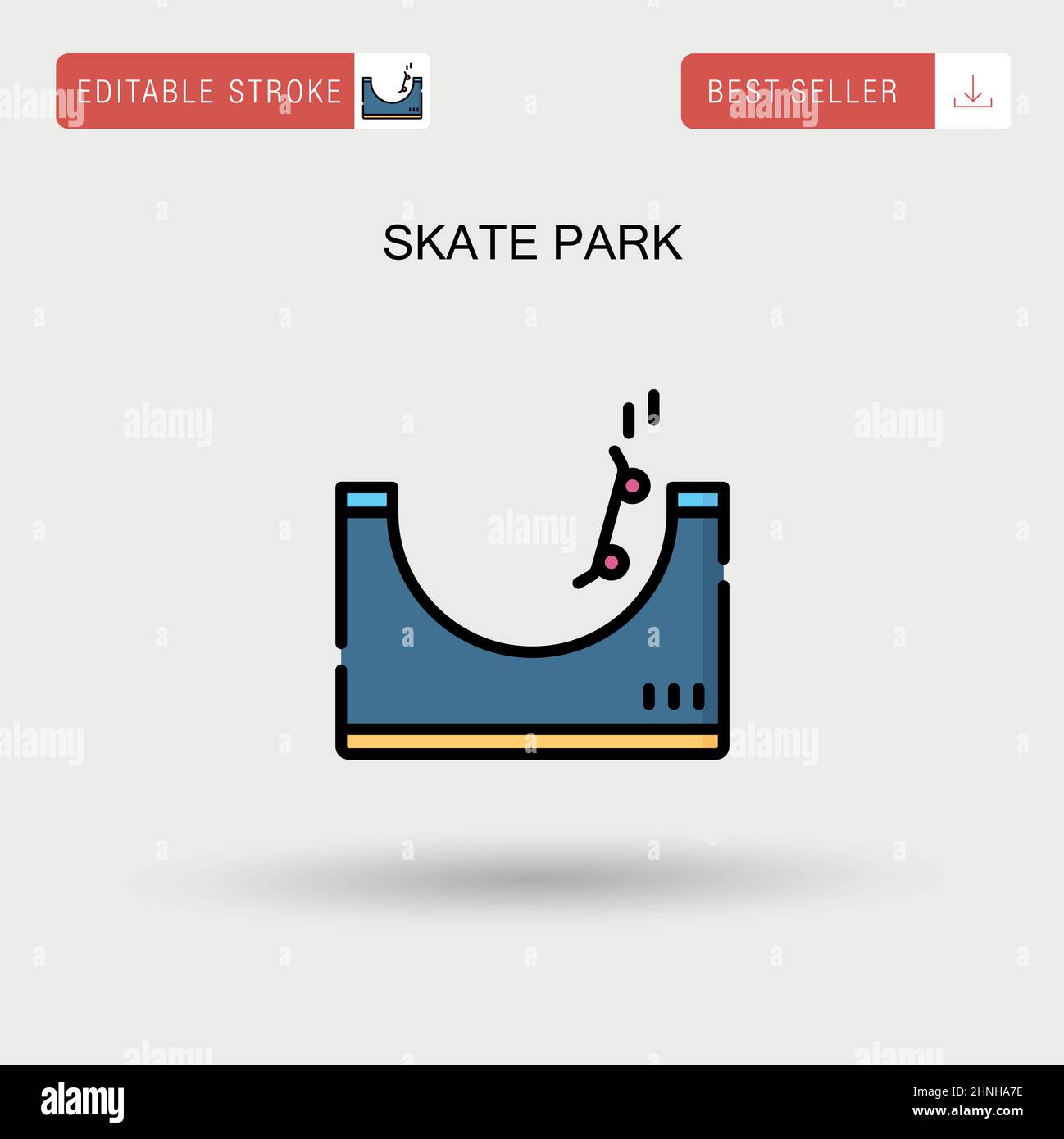 Skate park cartoon hi-res stock photography and images - Alamy